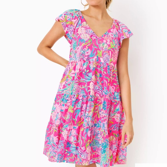 Lilly Pulitzer | Dresses | Nwt Lilly Pulitzer Kawai Swing Dress In Pink ...